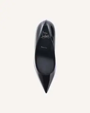 CHRISTIAN LOUBOUTIN Miss Z Patent Leather Pumps - Black
