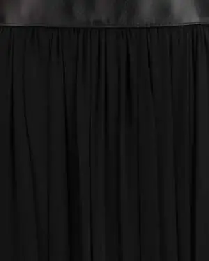Alaïa Midi Skirt With Leather Belt