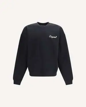 Dsquared2 Logo Cotton Sweatshirt - Black