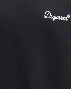 Dsquared2 Logo Cotton Sweatshirt - Black