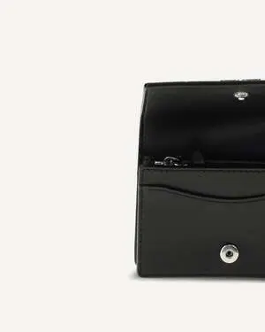 GANNI Poodle Print Card Holder - Black