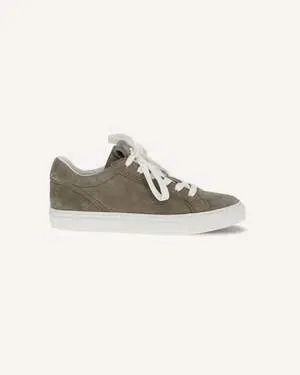 Brunello Cucinelli Suede Sneakers With Precious Loop