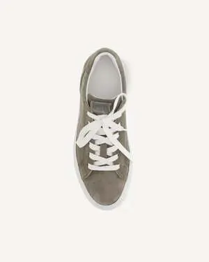 Brunello Cucinelli Suede Sneakers With Precious Loop
