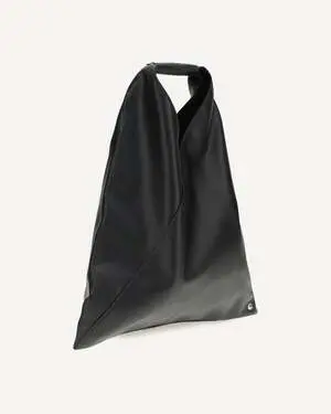 MAISON MARGIELA Faux Leather Japanese Handbag - Black