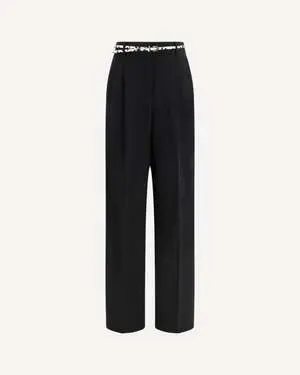 Max Mara Belted Cady Wide-leg Pants