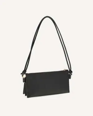 Loewe Calfskin Joya Clutch Bag - Black