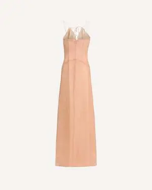 KRISTINA TI Charlene Amnesia Long Dress - Pink