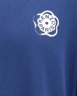 Kenzo Boke Flower 2.0 Long-leeved Cotton T-hirt - Blue