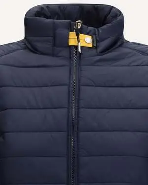 PARAJUMPERS Rosy Jacket With Zip-up Front And Elasticated Hem - Blue