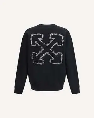 Off-White Script Arrow Crewneck Sweatshirt
