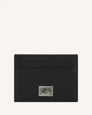 Dolce & Gabbana Leather Cardholder - Black