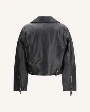 DIESEL® L-unatic Leather Biker Jacket