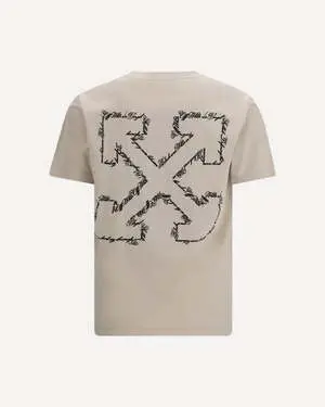 Off-White Cript Arrow T-hirt - Beige