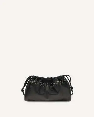 Pierre Hardy Double Clutch With Eyelets - Black