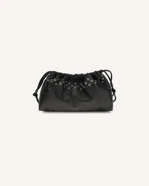 Pierre Hardy Double Clutch With Eyelets - Black