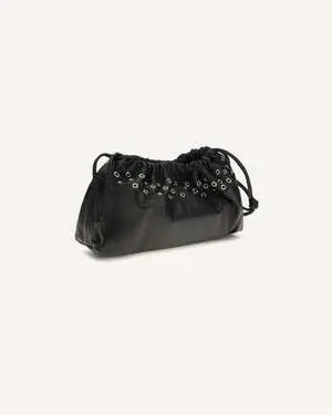 Pierre Hardy Double Clutch With Eyelets - Black