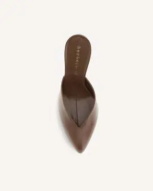 HERBERT LEVINE Leather Mules