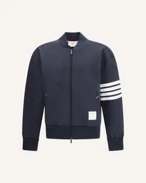 Thom Browne Zipped Bomber Jacket - Blue