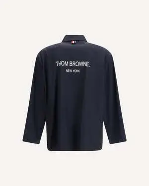 Thom Browne Packable Logo Print Jacket