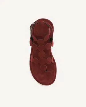 Pierre Hardy Suede Geometric Cage Sandals - Brown