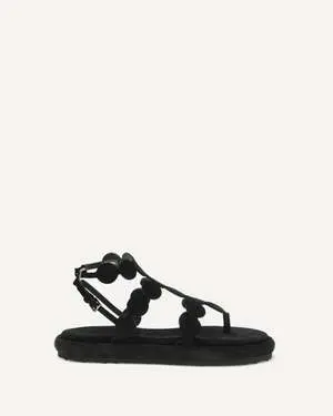 Pierre Hardy Suede Sandals - Black
