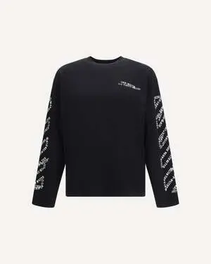 Off-White Patterned Long-leeve T-hirt