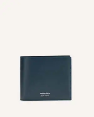 FERRAGAMO Leather Wallet - Blue
