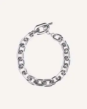 Rabanne Xl Link Chain Necklace - Silver