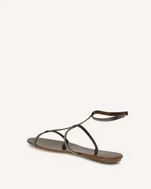 PEDRO GARCIA Rhinestone Embellished Cage Sandals