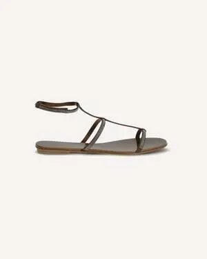 PEDRO GARCIA Rhinestone Embellished Cage Sandals
