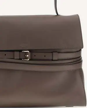 Moschino Tie Me Medium Handbag - Brown