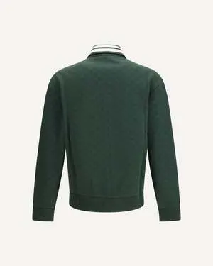 Gucci Gg Technical Jersey Zip Jacket - Green
