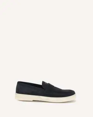 Prada Suede Loafers - Blue