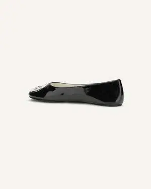 Tory Burch Reva Patent Leather Ballerinas