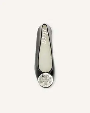 Tory Burch Reva Patent Leather Ballerinas
