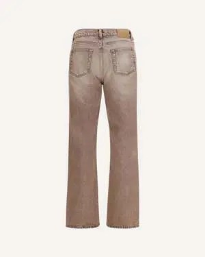 Our Legacy Carlson Cut Clay Breeze Wash Jeans - Red