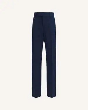 FERRAGAMO Cotton And Cashmere Chino Pants