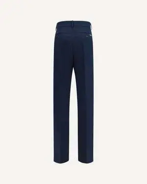 FERRAGAMO Cotton And Cashmere Chino Pants