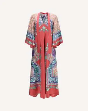 La DoubleJ Silk Twill Magnifico Maxi Dress