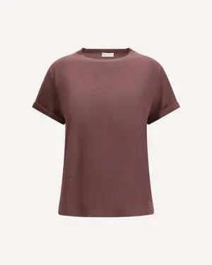 Brunello Cucinelli Cashmere Glitter T-shirt
