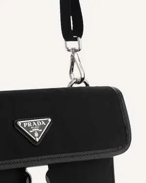 Prada Re-nylon Phone Case - Black