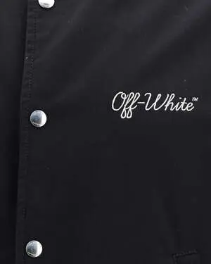 Off-White Script Logo Varsity Jacket