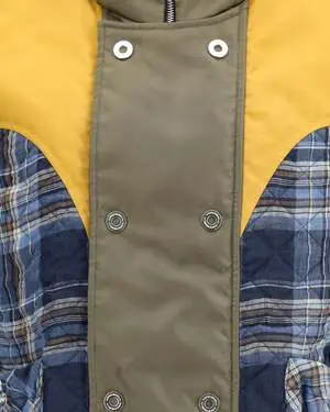MARBELL Kate Quilted Padded Vest - Blue