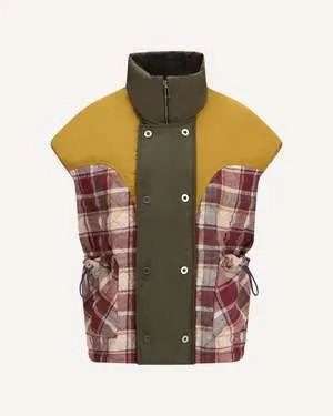 MARBELL Marbell Kate Quilted Padded Vest Multicolour