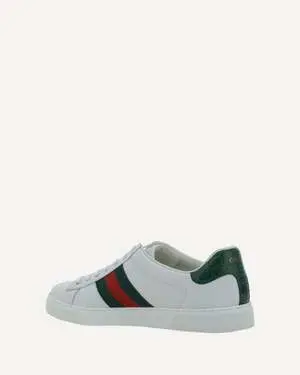 Gucci Leather Sneakers With Logo Detail