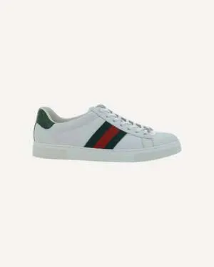 Gucci Leather Sneakers With Logo Detail