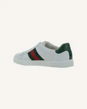 Gucci Leather Sneakers With Logo Detail