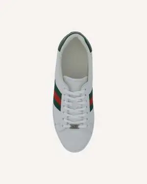 Gucci Leather Sneakers With Logo Detail