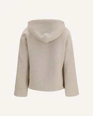 Max Mara Hooded Sweatshirt With Embroidered Logo