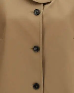 Max Mara Cotton Cape - Brown